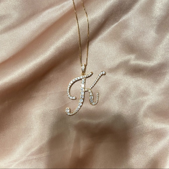 Jewelry | Gold Letter K Initial Necklace | Poshmark